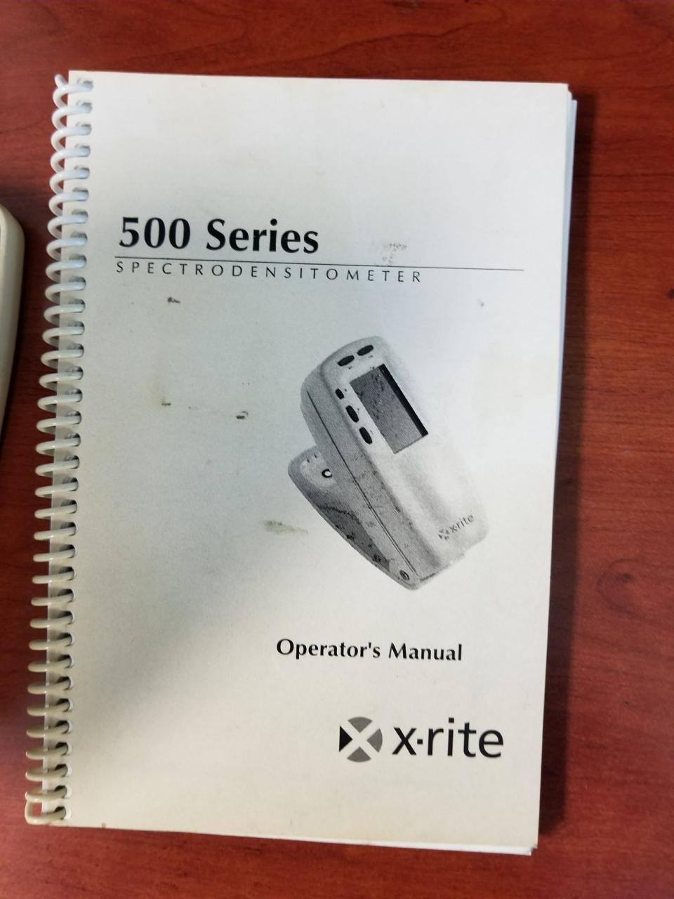 Lot #56: X-Rite Spectrodensitometer 500 Series - Gardena, CA - WireBids